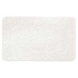 Villeroy & Boch Servierplatte VILLEROY & BOCH "Multifunktionsteller quadratisch Manufacture Rock Blanc 28 x 17 cm wei&szlig;", wei&szlig;, L:28cm, Porzellan, Servierplatten, Servierplatte