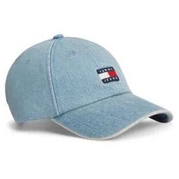 Tommy Hilfiger Baseball Cap TOMMY JEANS "TJM HERITAGE DENIM", Herren, denim light 01, Denim/Jeans, Baumwolle, unifarben, Caps, Regular fit mit festem Schirm