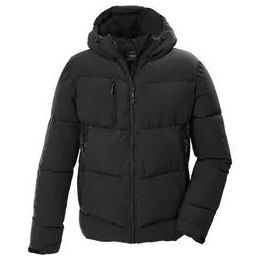 Steppjacke Killtec "KOW 255 MN QLTD JCKT", Damen, Gr. XL, schwarz, Obermaterial: 100% Polyester;Futter: 100% Polyester;F&uuml;llung: 100% Polyester, Jacken Steppjacke, Wasserabweisende Herrenjacke mit reflektierenden Elementen