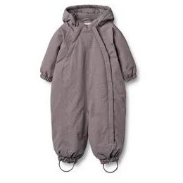 Jumpsuit Wheat "Wheat Snowsuit Adi", M&auml;dchen, Gr. 98, lila stone, 100% Nylon, unifarben, normal, Overalls Jumpsuit
