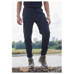 Jogger Pants John Devin, Herren, Gr. 52, N-Gr, schwarz, Obermaterial: 95% Polyamid, 5% Elasthan, unifarben, bequem kn&ouml;chellang, Hosen, Trekking-Outdoor-Hose mit Bel&uuml;ftung im Kniebereich
