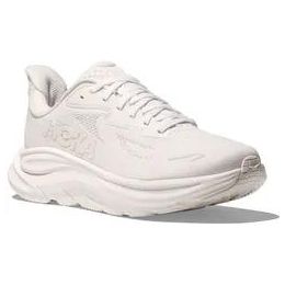 Laufschuh Hoka One One "CLIFTON 10", Damen, Gr. 42,5, wei&szlig;, wei&szlig;, Synthetik, Textil, Schuhe Laufschuh