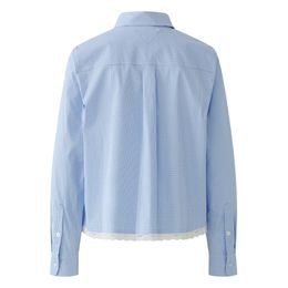 Oui Bluse Damen Gr&ouml;&szlig;e XXL blau / wei&szlig;