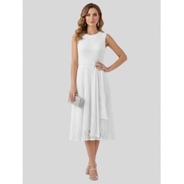 LapaPlus Cocktailkleid Damen Gr&ouml;&szlig;e 44 wei&szlig;