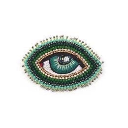 Collezione Alessandro Brooch 'Eye' female Green size One Size