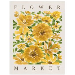 Wandbild Artland, B:45cm H:60cmfarbe bild(er): gelb, Alu Dibond, Wohnzimmer, Bilder, "Sunflower Blooms", als Alubild, Leinwandbild, Poster,