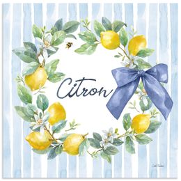 Wandbild Artland, B:40cm H:40cmfarbe bild(er): gelb, Alu Dibond, Wohnzimmer, Bilder, "Le Citron III", als Alubild, Leinwandbild, Poster,
