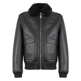 Philipp Plein Winter Jacket male Black size XXXL