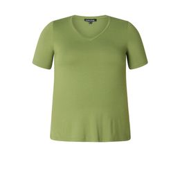 Base Level Curvy Shirt female Green size 44