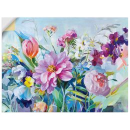 Wandbild Artland "High Summer Garden I", farbe bild(er): farbig, B:60cm H:45cm T:0,1cm, Bilder, als Alubild, Leinwandbild, Poster, Wandaufkleber in verschied. Gr&ouml;&szlig;en