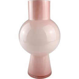 Dekovase AM Design "aus ros&eacute;farbenem Glas", rosa, B:17cm H:31cm, Glas, Vasen, verleiht einen sanften Farbakzent