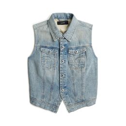 G-Star Raw G-star Vest 'Pitched Hem Slim Vest' female Blue size XXL