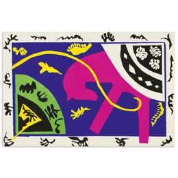 Wandbild Artland "Pferd, Kunstreiterin und Clown. 1947", bunt (farbe bild(er): farbig), B:90cm H:60cm, Alu Dibond, Bilder, als Alubild, Leinwandbild, Poster, Wandaufkleber in verschied. Gr&ouml;&szlig;en