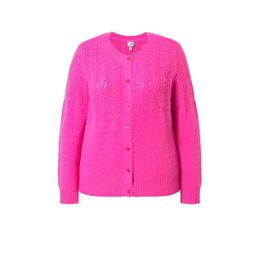Ulla Popken Knit Cardigan female Pink size 46-48