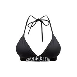 Calvin Klein Swimwear Bikini Top female Black size XL