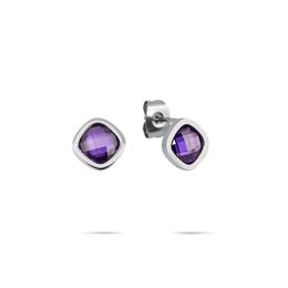 Tamaris Earrings 'Shiny Stones' female Silver size One Size