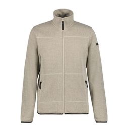 Icepeak Athletic Zip-Up Hoodie 'AGEN' male Beige size M