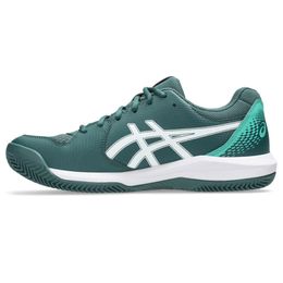 asics Sportschuh 'Gel-Dedicate 8' Herren Gr&ouml;&szlig;e 46.5 tanne / wei&szlig;