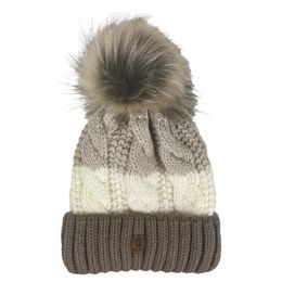 Kumixi Beanie 'Bommelm&uuml;tze' female Brown size Onesize
