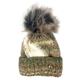 Kumixi Beanie 'Bommelm&uuml;tze' female Green size Onesize