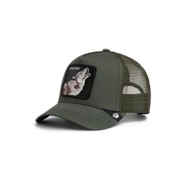GOORIN BROS. Cap 'GOORIN BROS. Trucker Cap The Lone Wolf palm' male Green size Onesize