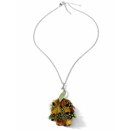 Collezione Alessandro Necklace 'Peacock' female Green size Onesize
