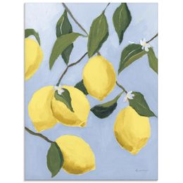 Glasbild Artland "Lemon Tree Light", farbe bild(er): gelb, B:45cm H:60cm, Bilder, in verschiedenen Gr&ouml;&szlig;en