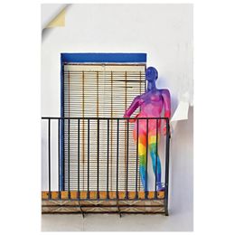 Wandbild Artland "Regenbogen Schaufensterpuppe", farbe bild(er): farbig, B:40cm H:60cm, Bilder, als Alubild, Leinwandbild, Poster, Wandaufkleber in verschied. Gr&ouml;&szlig;en
