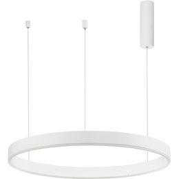 NOVA LUCE LED-H&auml;ngeleuchte "MOTIF", wei&szlig;, 1, &Oslash; 80cm, 1 Stk., Leuchten, Dimmbar; H&ouml;henverstellbar; Mit Leuchtmittel