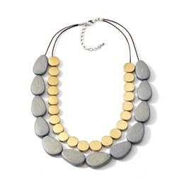 Collezione Alessandro Necklace 'Guarda' female Grey size Onesize