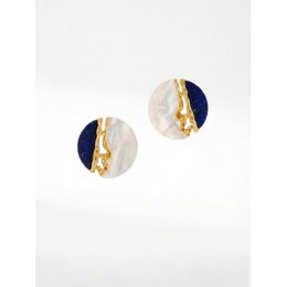 Nemomatheo Earrings 'Himmel und Meer' female Blue size 2.5 cm x 2.5 cm
