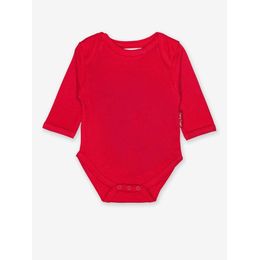 Toby tiger Romper/Bodysuit 'Bio-Baumwoll Baby Body in Rot' girl Red size 56