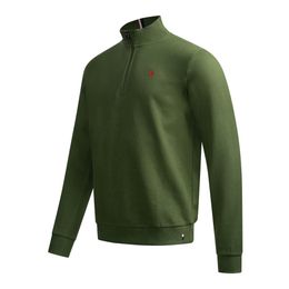U.S. Polo Assn. Sweatshirt Herren Gr&ouml;&szlig;e XXL oliv / rot