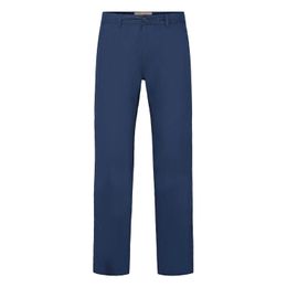 Leinenhose Blend "Leinenhose BHMLikan", Herren, Gr. 33, L&auml;nge 34, blau (marineblaus), Obermaterial: 55% Leinen LI. 45% Viskose CV., Hosen