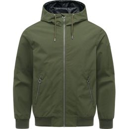 Outdoorjacke Ragwear "Stuartt Summer YOUMODO", Herren, Gr. L (52), olivgr&uuml;n, Obermaterial: 100% Polyester. Innenfutter: 100% Polyester, gerade h&uuml;ftbedeckend, hoch geschlossener Ausschnitt, &Auml;rmel ohne &Auml;rmelschlitz Rippstrickb&uuml;ndchen, Jacken Outdoorjacke, Wasserdichte &Uuml;bergangsjacke mit Kapuze