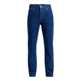 Straight-Jeans Roxy "Moonrise Long Mid Ocean Blue", Damen, Gr. 26 (XS), ocean blau, Jeans Straight-Jeans