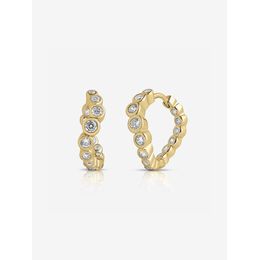 Classyandfabulous Jewelry Earrings 'ONDA DI LUSSO' female Gold size One Size