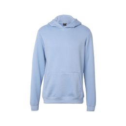 Kapuzenpullover Urban Classics "Urban Classics Basic Essential Hoody", Herren, Gr. 3XL, powderblau, 50% Baumwolle, 50% Polyester, unifarben, normal, ohne Ausschnitt, Pullover Kapuzenpullover