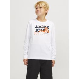 Jack & Jones Mini Shirt Jungen Gr&ouml;&szlig;e 116 orange / schwarz / wei&szlig;