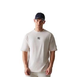 New Era Shirt 'MLB Oversized League Essential New York Yankees' male Beige size 2XL