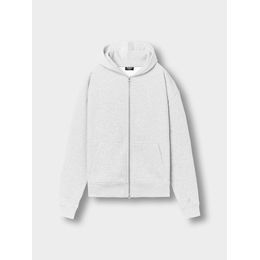 Burocs Zip-Up Hoodie 'Oversized' male Grey size S