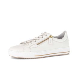 Sneaker Gabor "Sneaker low", Damen, Gr. 37, creme, Schuhe Sneaker