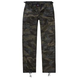 Cargohose Brandit "Brandit Damen Ladies BDU Ripstop Trouser", Damen, Gr. 28, Normalgr&ouml;&szlig;en, schwarzcamo, 100% Baumwolle, normal, Hosen Cargohose