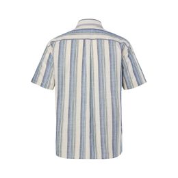 Men Plus Hemd Herren Gr&ouml;&szlig;e 5XL dunkelbeige / marine / hellblau