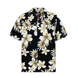 Pacific Legend Button Up Shirt 'Goldblume' male Black size 4XL