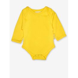 Toby tiger Romper/Bodysuit 'Bio-Baumwoll Baby Body in Gelb' boy Yellow size 80