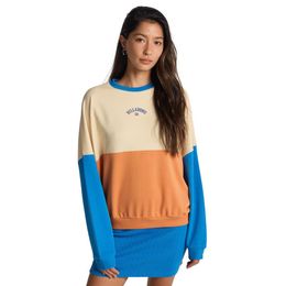 Billabong Sweatshirt 'Jump Around Block' female Beige, Brown size S
