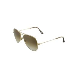 Ray-Ban Sonnenbrille Damen Gr&ouml;&szlig;e One Size Second Hand gold