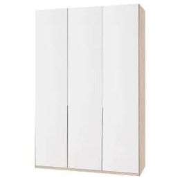 Kleiderschrank wimex "New York", wei&szlig; (struktureichefarben hell, front wei&szlig;), B:135cm H:208cm T:58cm, Schr&auml;nke, Kleiderschrank, in vielen Breiten, 208 oder 236cm hoch