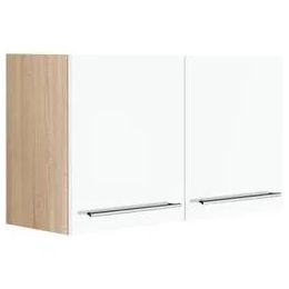 H&auml;ngeschrank KOCHSTATION "KS-Eton", wei&szlig; (wei&szlig; matt), B:100cm H:57cm T:34cm, Schr&auml;nke, H&auml;ngeschrank, Breite 100 cm